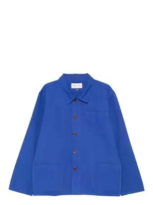 USKEES Patch-pocket Shirt Jacket - Blue
