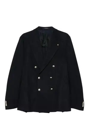 Tagliatore Double-Breasted Jacket Blue