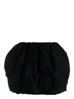 Max Mara Ruched Puffball Skirt - Black