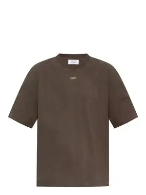Off-White Martyrdom Arrow Skate S/s Tee Vintage Mo - Brown