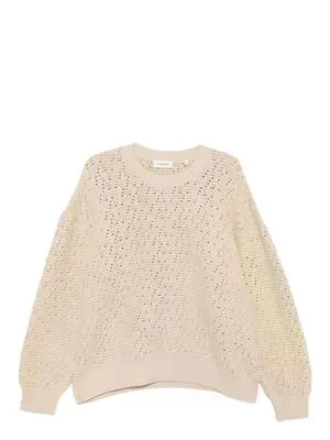 FRAME Openwork Sweater - Neutrals