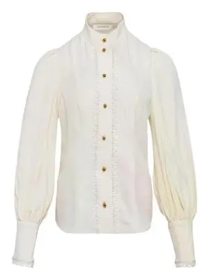 Zimmermann Trim Utility Blouse - Neutrals