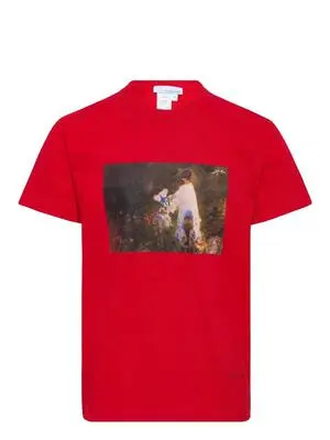 JUNTAE KIM Museum Print T-shirt - Red