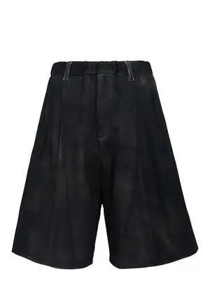 TAAKK Faux-leather Shorts - Black