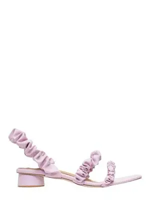 PACE Ruched Sandals - Purple