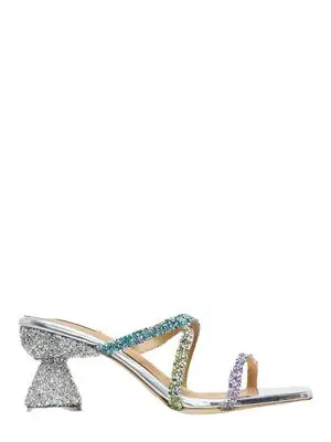 PACE Embellished Sandals - Silver