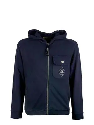 C.P. COMPANY Malfilè Zip-front Hooded Sweatshirt - Blue