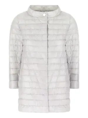 Herno Rossella A-Line Quilted Jacket Grey