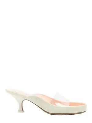 Chloé Junie Heeled Sandals - White