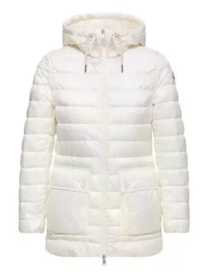 Moncler Hooded Quilted Coat - Neutrals