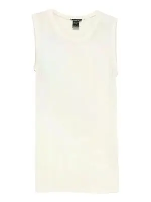 Avant Toi Sleeveless Crew-neck Vest - Neutrals