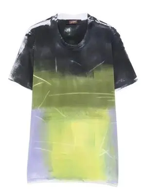 CIVIDINI Editta Abstract-print T-shirt - Grey