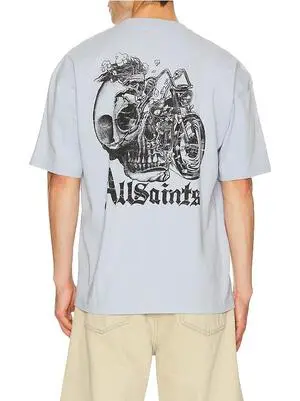 ALLSAINTS Panhead Crew Tee In . Also - Blue