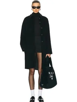 FWRD RENEW Wool Coat - Black