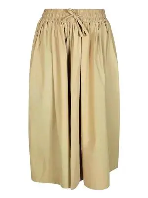 SAVE THE DUCK Midi Skirt With Elasticated Waistband Neutrals