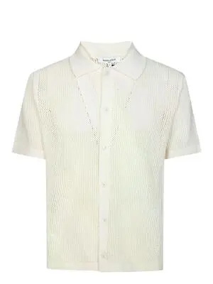 MAISON KITSUNÉ Open-work Button-down Shirt