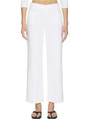 MOTHER The Patch Pocket Mid Rise Maven Ankle Jeans - Ivory