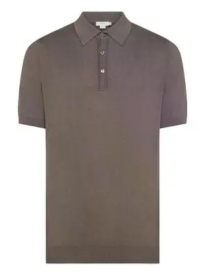 Seventy Buttoned Polo Shirt - Brown