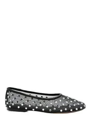 BIBI LOU Round-toe Ballerina Flats - Black