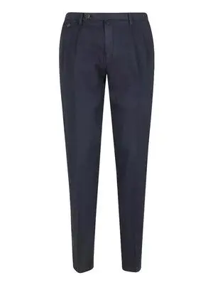 BRIGLIA 1949 Pleated Trousers Blue