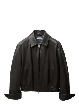 Versace Leather Jacket - Black