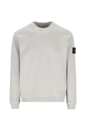 Stone Island Old Effect Sweatshirt Grey