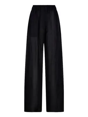 THE LATEST Wide-leg Trousers - Black
