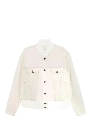 LANVIN Button-up Bomber Jacket - Neutrals