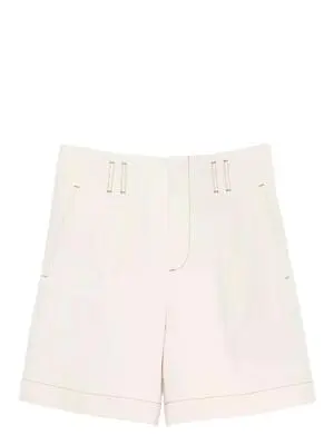 LANVIN Patch-pocket Shorts - Neutrals