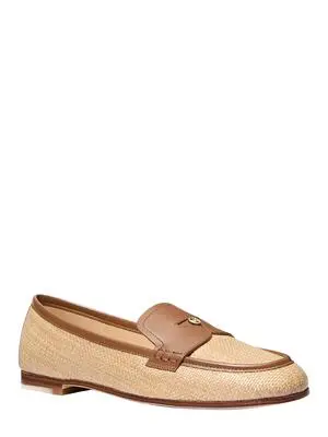 Michael Kors Jennings Woven Loafer - Brown