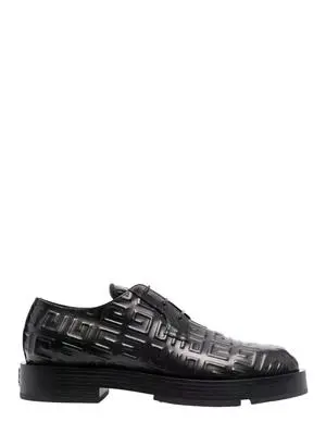 Givenchy 4g-motif Lace-up Derby Shoes - Black