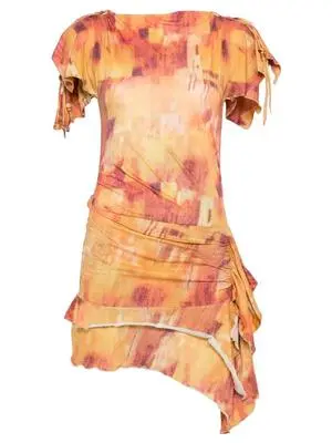 Isabel Marant Étoile Janick Mini Dress - Orange