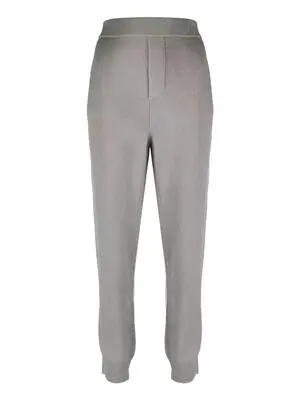 Dsquared2 Logo Embroidered Knitted Track Pants - Grey