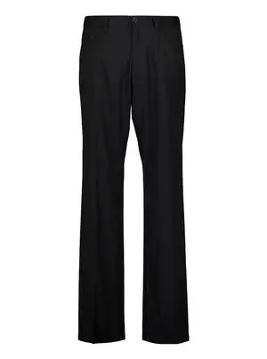Balenciaga Straight Fit Tailored Trousers Black