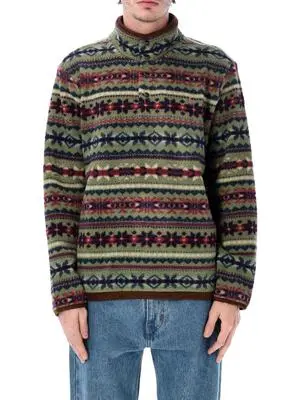 Polo Ralph Lauren Printed Fleece Pullover - Green