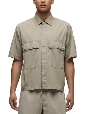 Hudson Jeans Utility Pocket Short Sleeve Shirt - Laurel