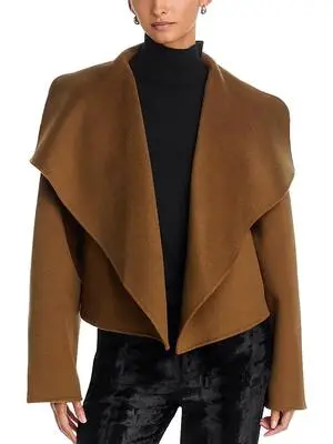 TOTEME Signature Double Wool Jacket - Tabacco