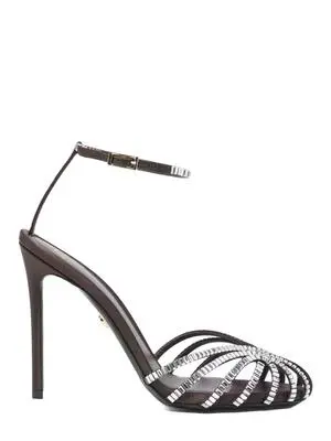 ALEVI MILANO Penelope Embellished-strap Sandals - Brown