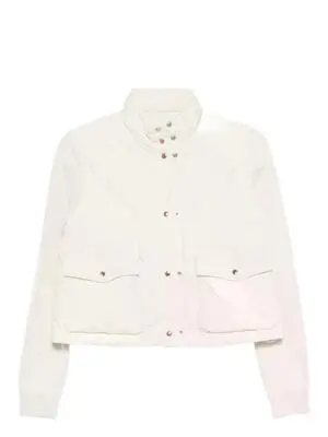 Moncler Quilted Jacket - Neutrals