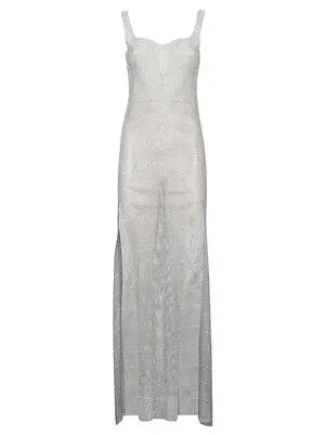 SANTA BRANDS Sleeveless Long Dress - Silver