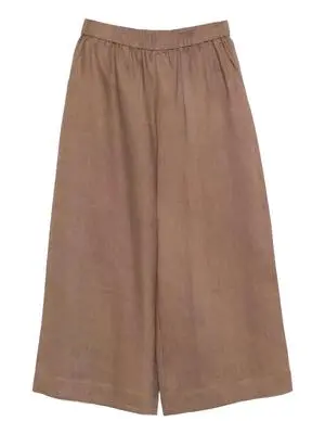 Max Mara Elasticated-waistband Trousers - Brown
