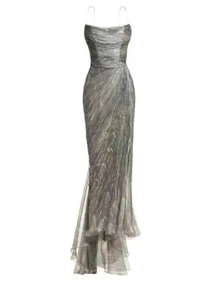MARIA LUCIA HOHAN Rio Sleeveless Asymmetric Dress - Grey
