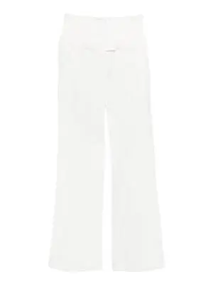 Seafarer Straight-leg Trousers - White