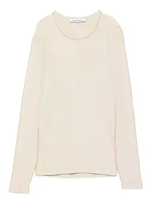 Études Studio Ribbed Longsleeve T-shirt - Neutrals