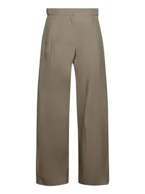 THE ROW Iven Cotton Pants - Green