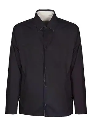 Herno Button Chest-Pocket Jacket Blue