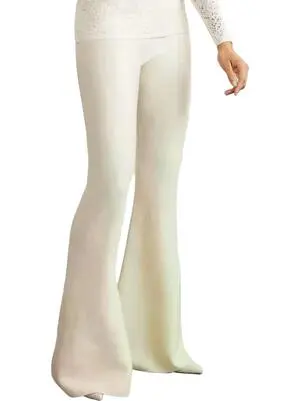 Gabriela Hearst Ayala Flared Trousers Neutrals