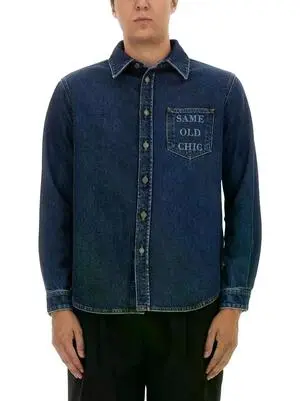 Moschino Pocket Shirt - Blue