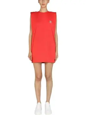DEPARTMENT 5 Tenax Sleeveless Mini Dress - Red
