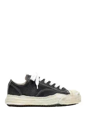 Mihara Yasuhiro Hank Og Sole Leather Sneakers - Black